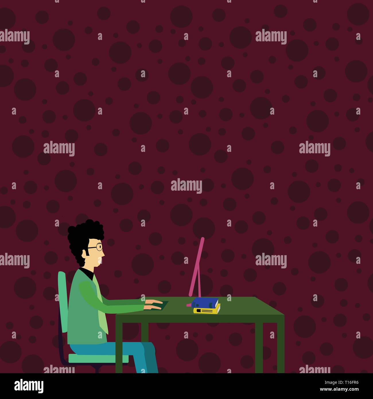 Correct typing position hi-res stock photography and images - Alamy