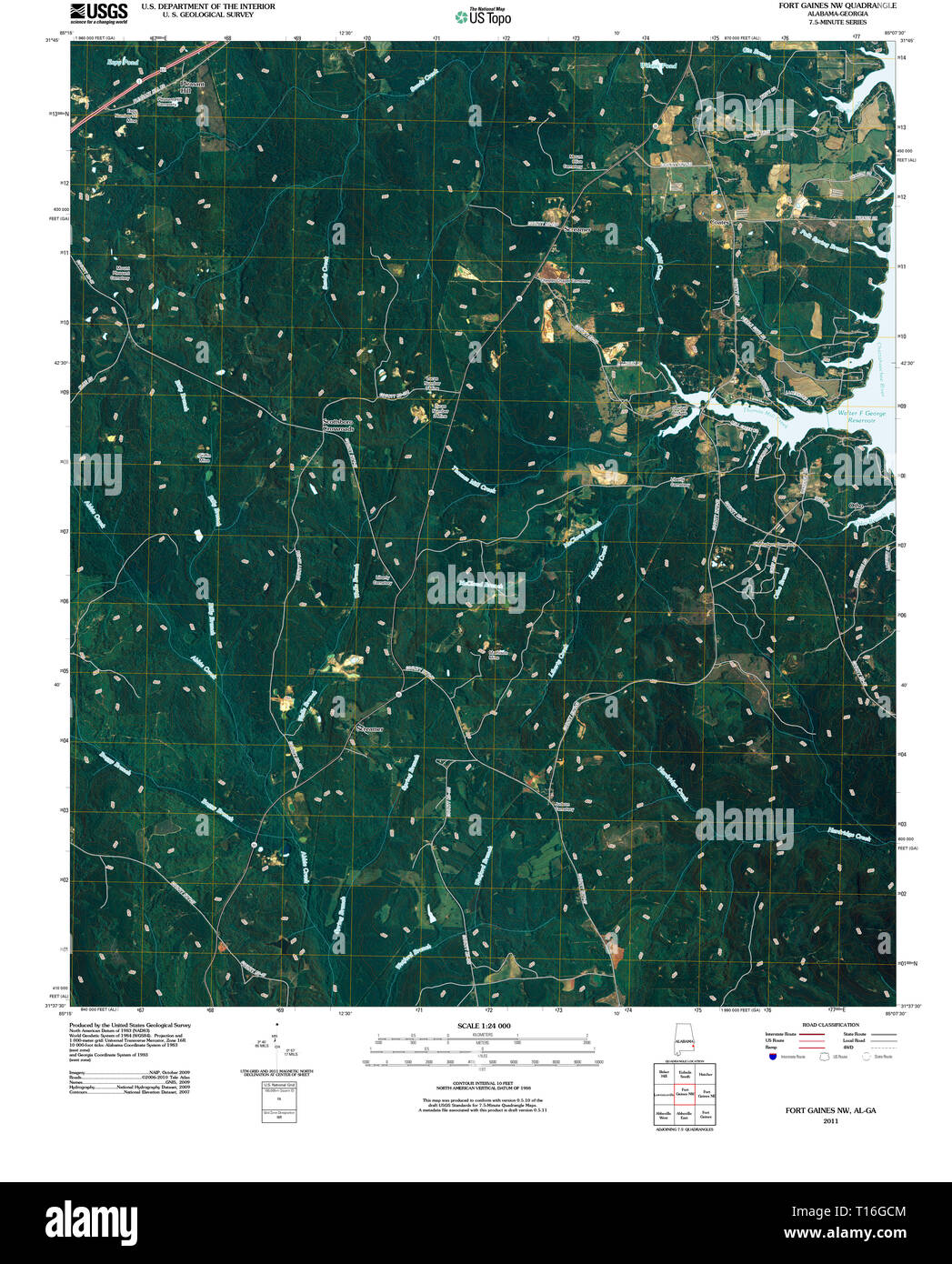Map of gaines hi-res stock photography and images - Alamy