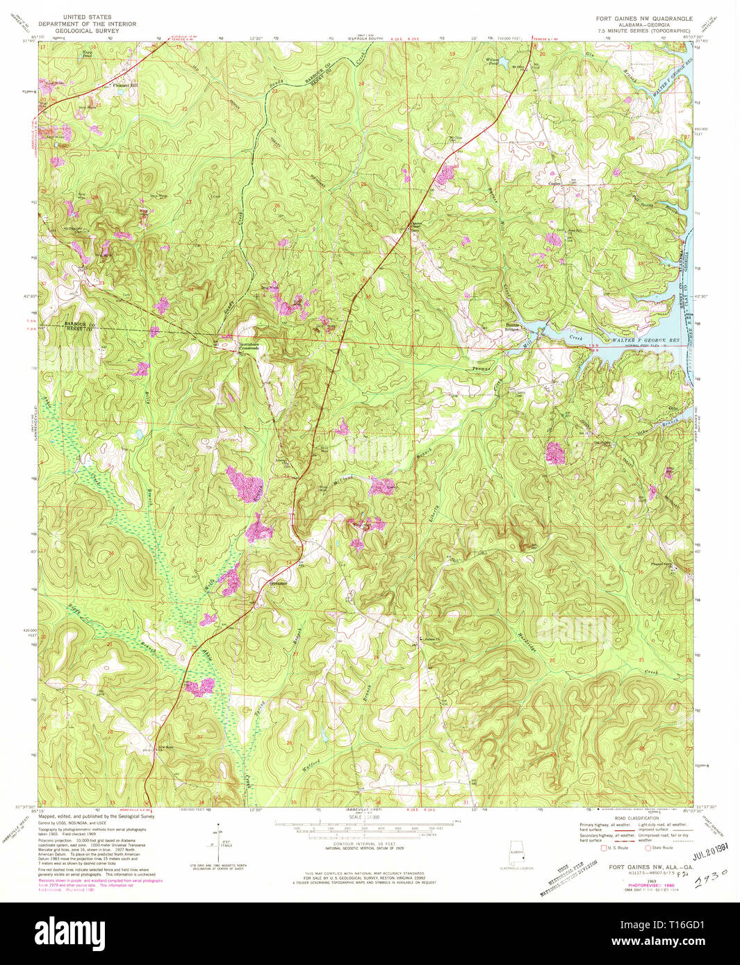 Map of gaines hi-res stock photography and images - Alamy