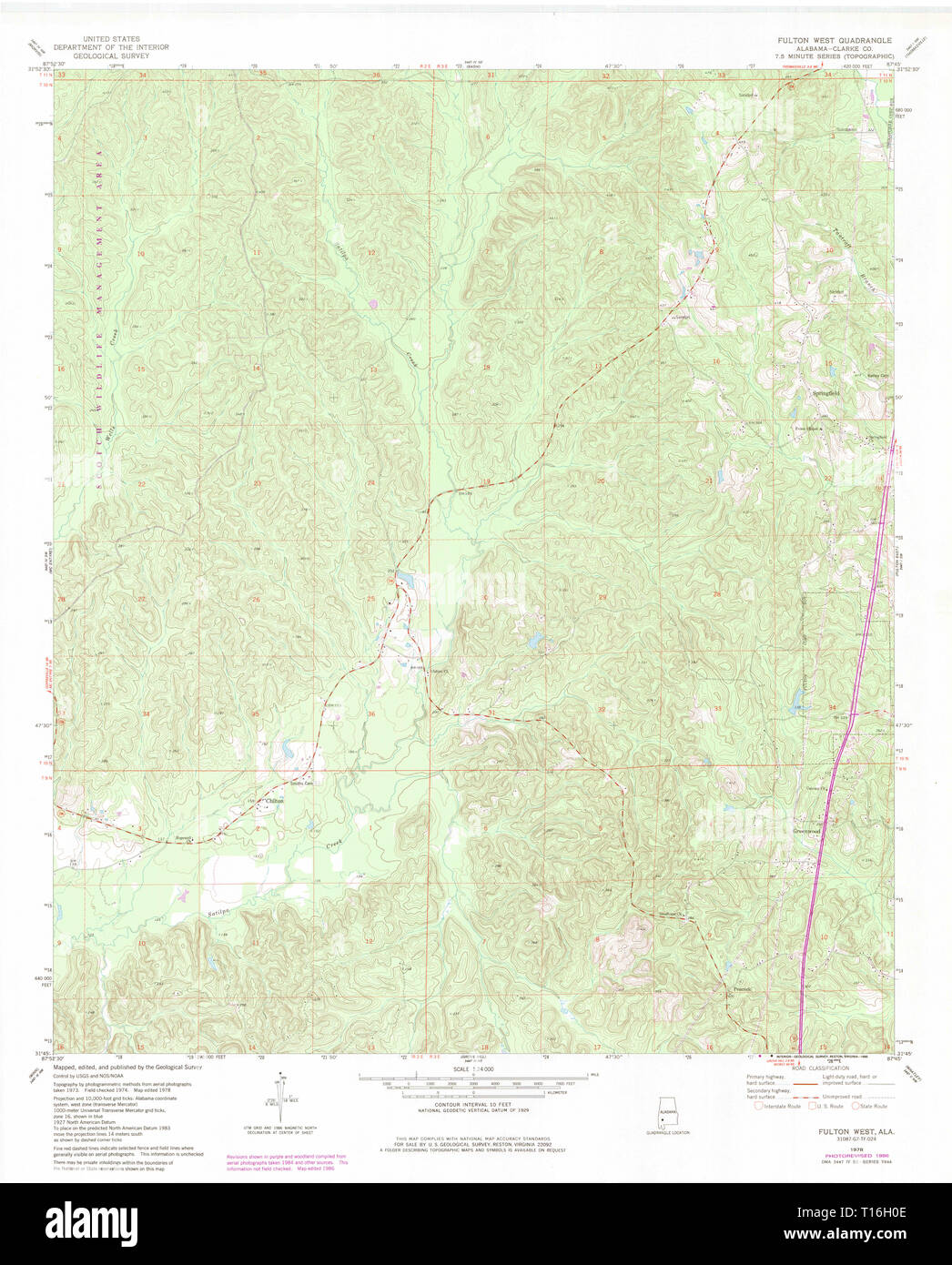 Fulton map Cut Out Stock Images & Pictures - Alamy