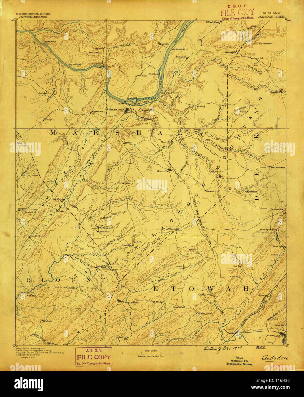 Gadsden Map High Resolution Stock Photography and Images - Alamy