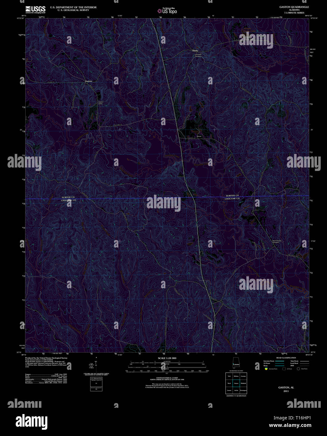 Gaston map hi-res stock photography and images - Alamy
