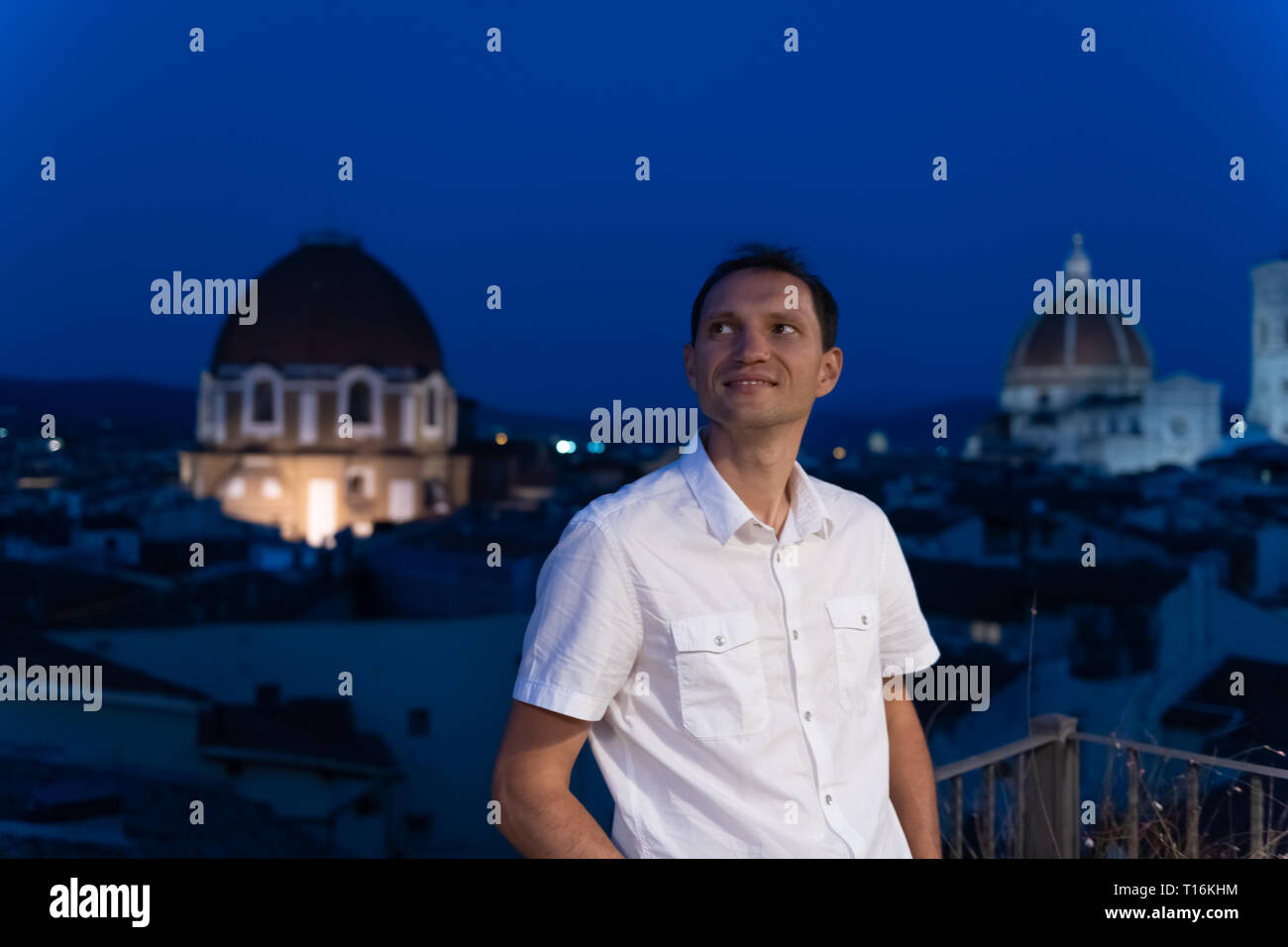 Aerial man roof terrace hi-res stock photography and images - Alamy