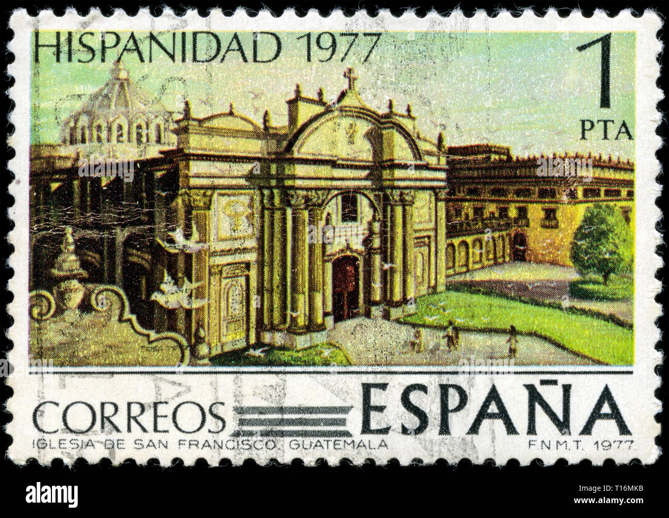 Postage stamps from Spain in the Hispanidad series issued in 1977 Stock ...