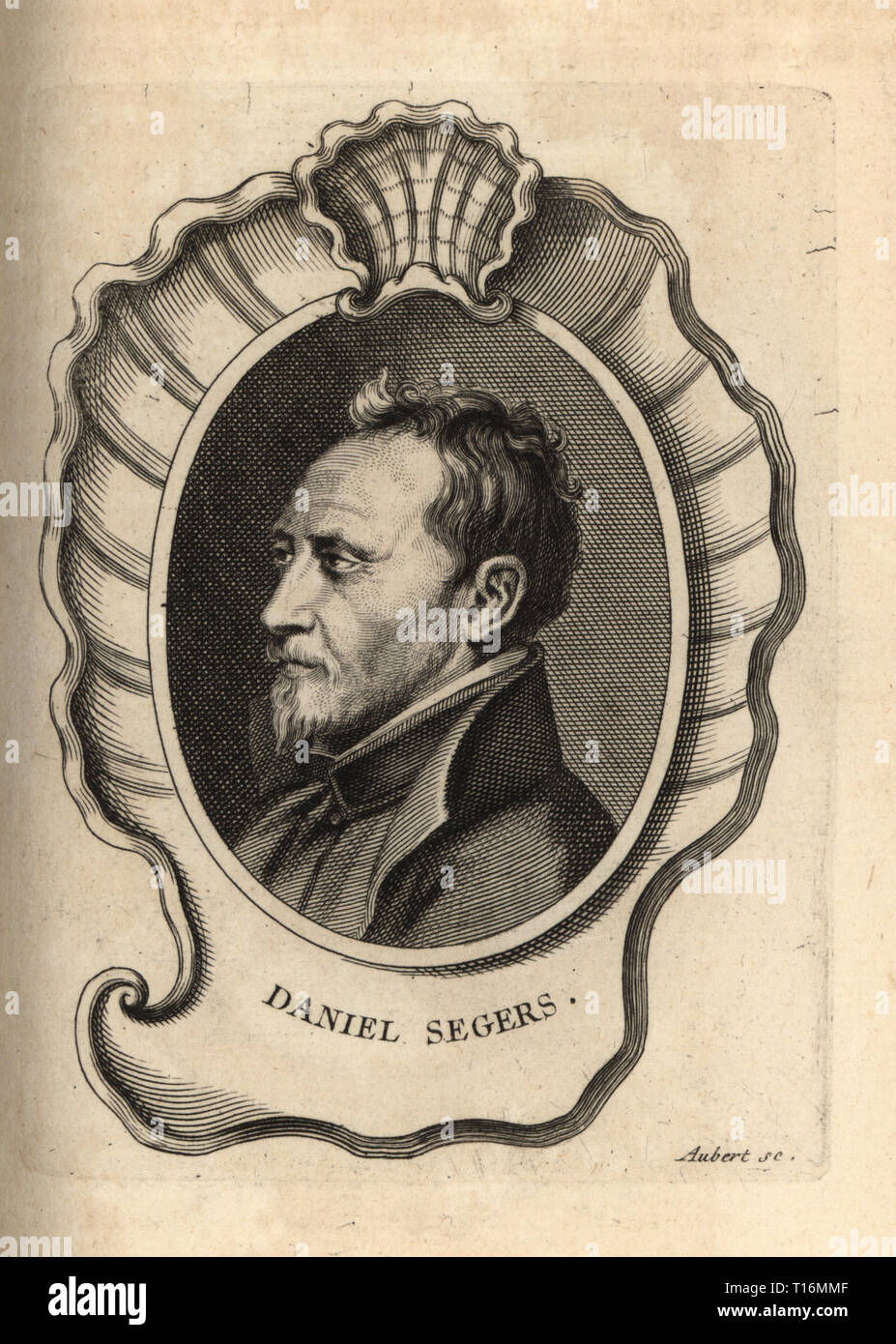 Portrait of Daniel Seghers, Flemish Jesuit brother and painter of ...