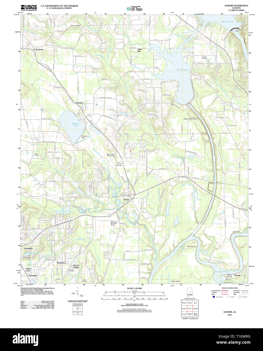 Map of elmore hi-res stock photography and images - Alamy