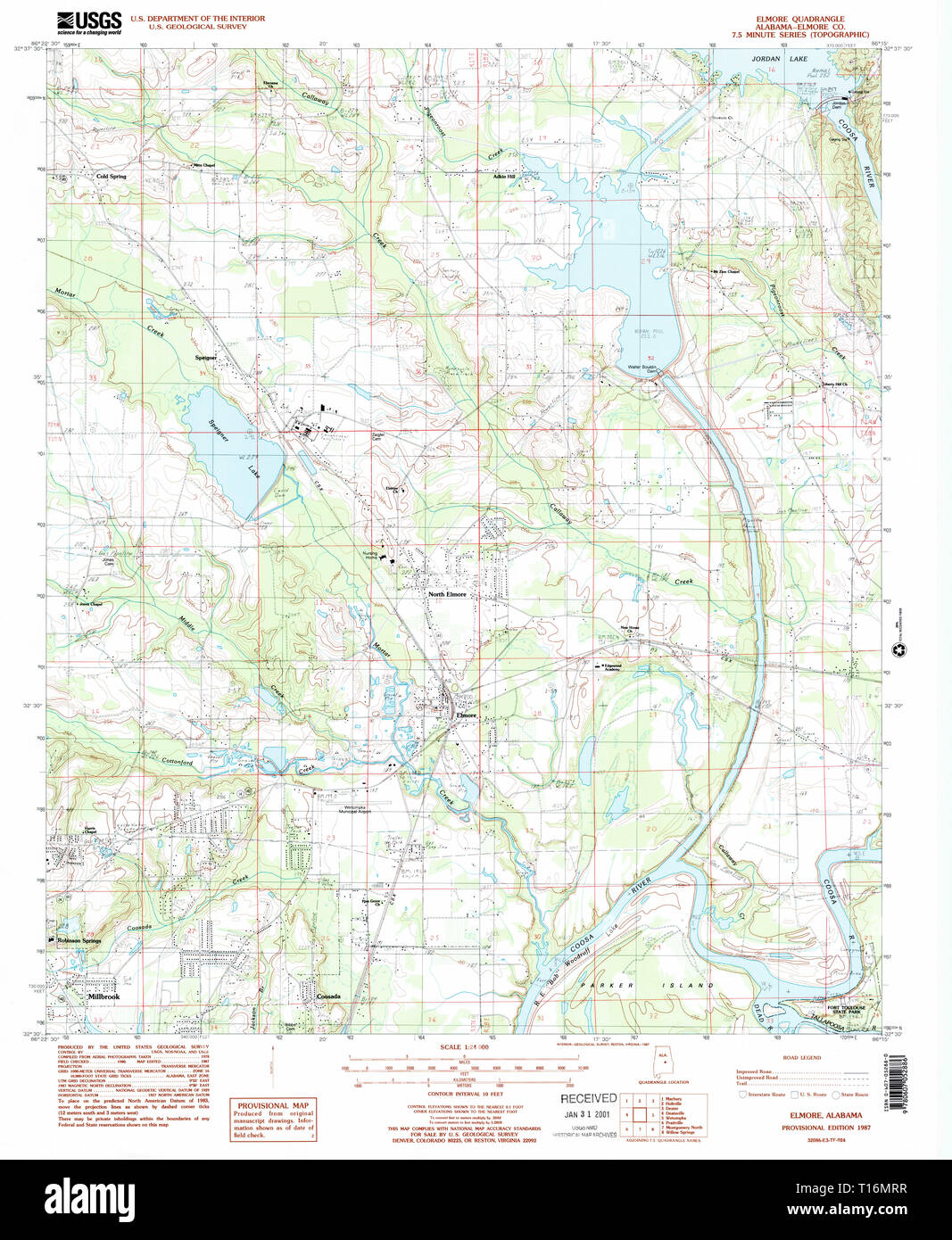 Map of elmore hi-res stock photography and images - Alamy