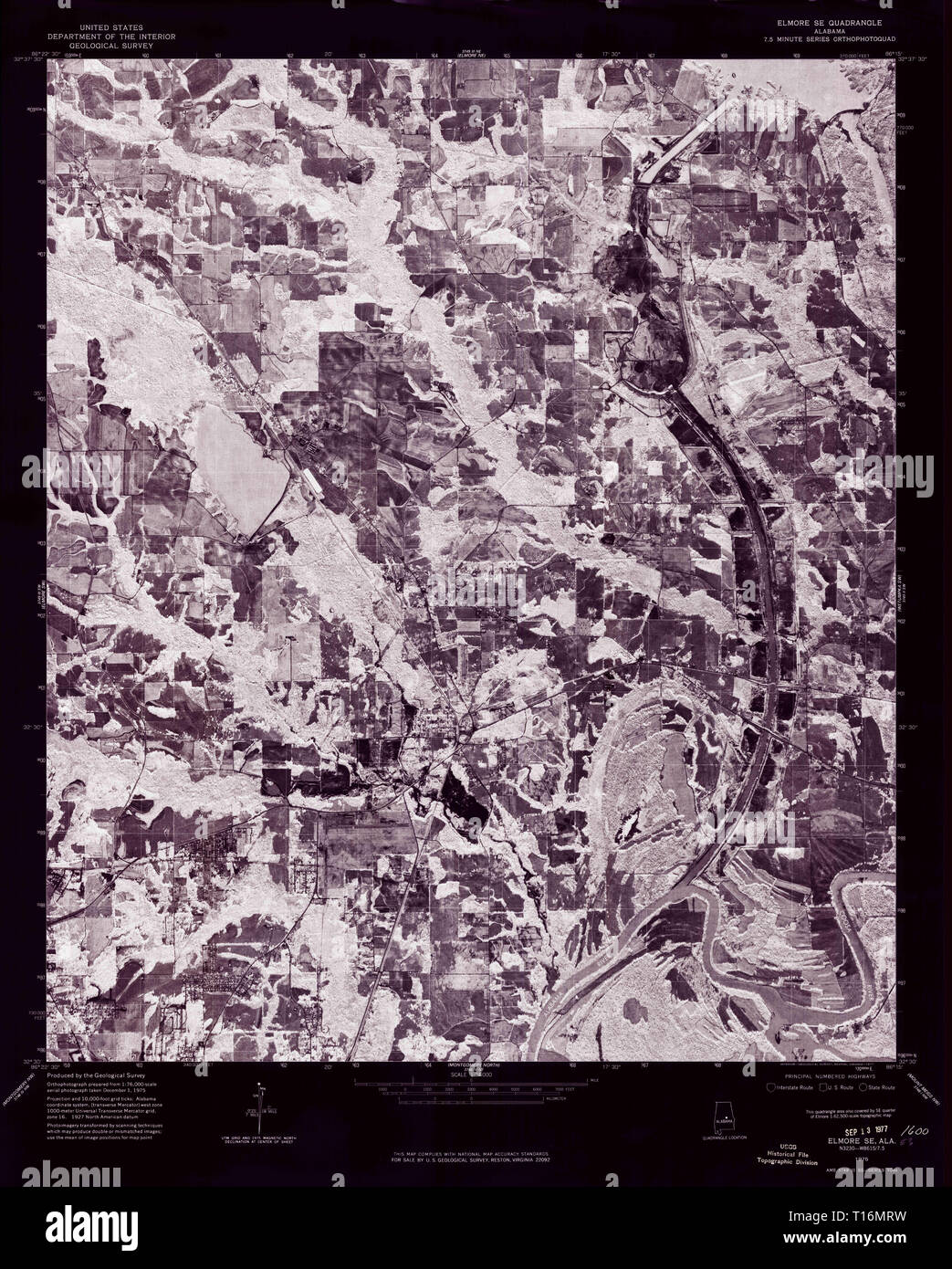 Map of elmore hi-res stock photography and images - Alamy