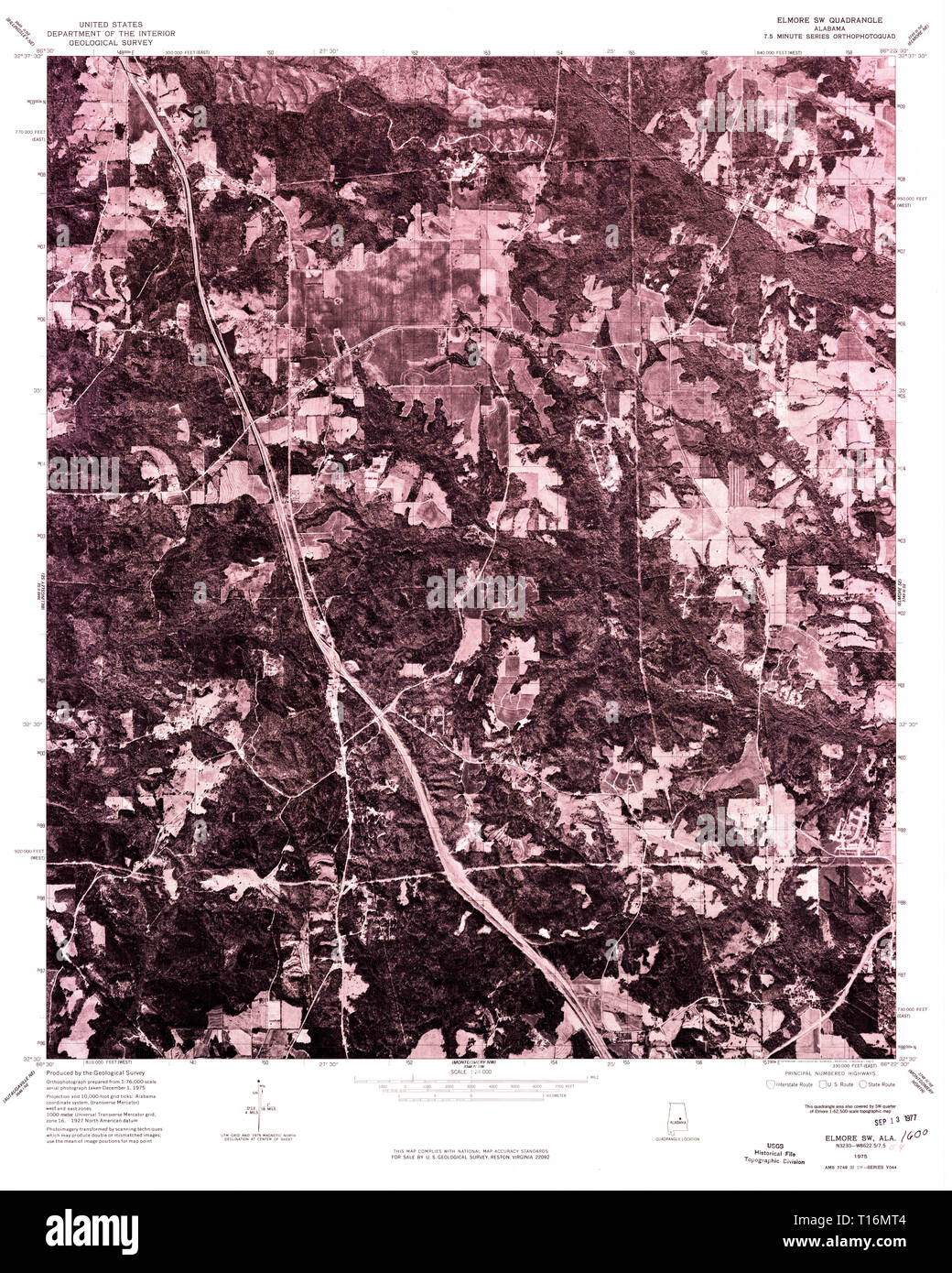 Map of elmore hi-res stock photography and images - Alamy