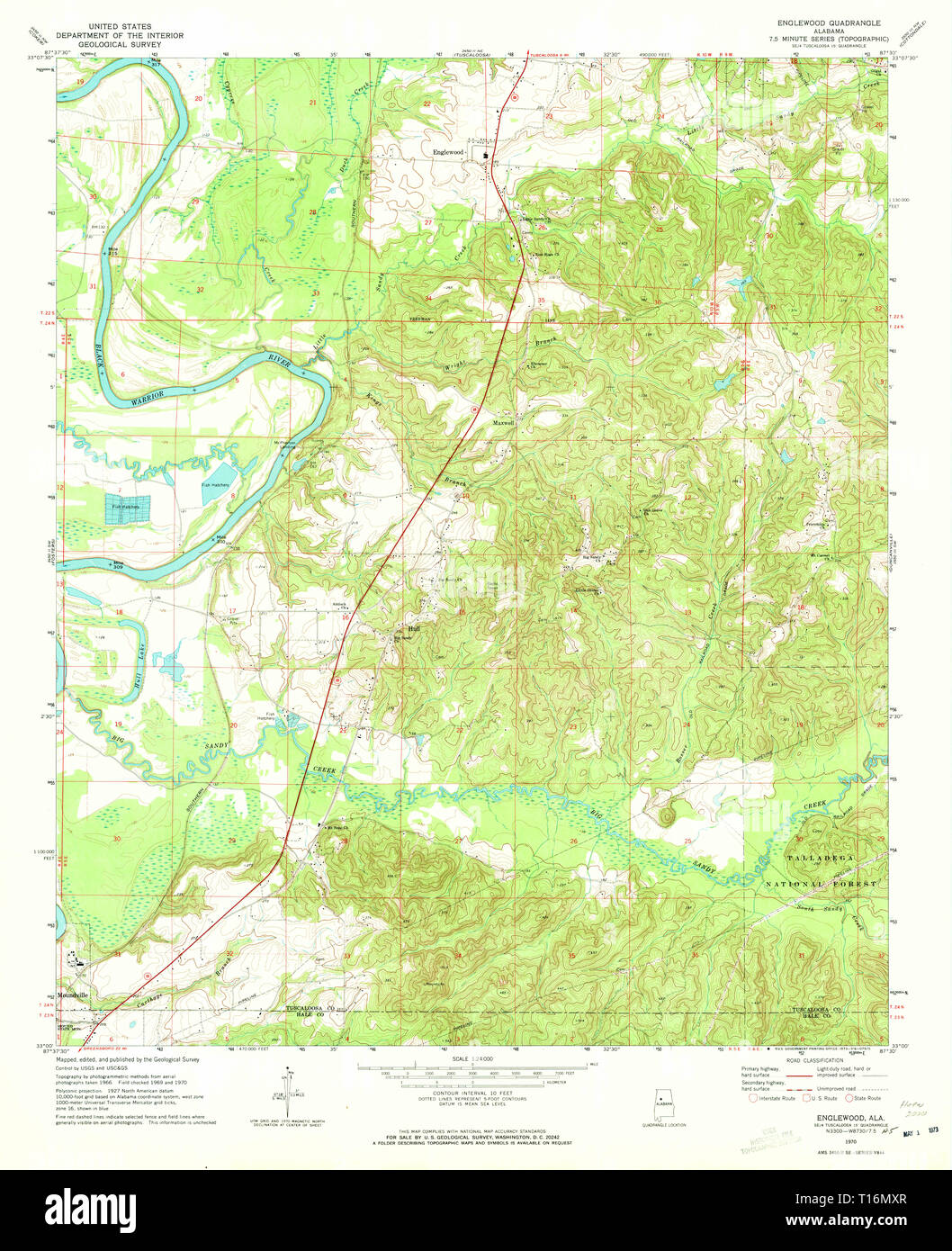 Map of englewood hi-res stock photography and images - Alamy