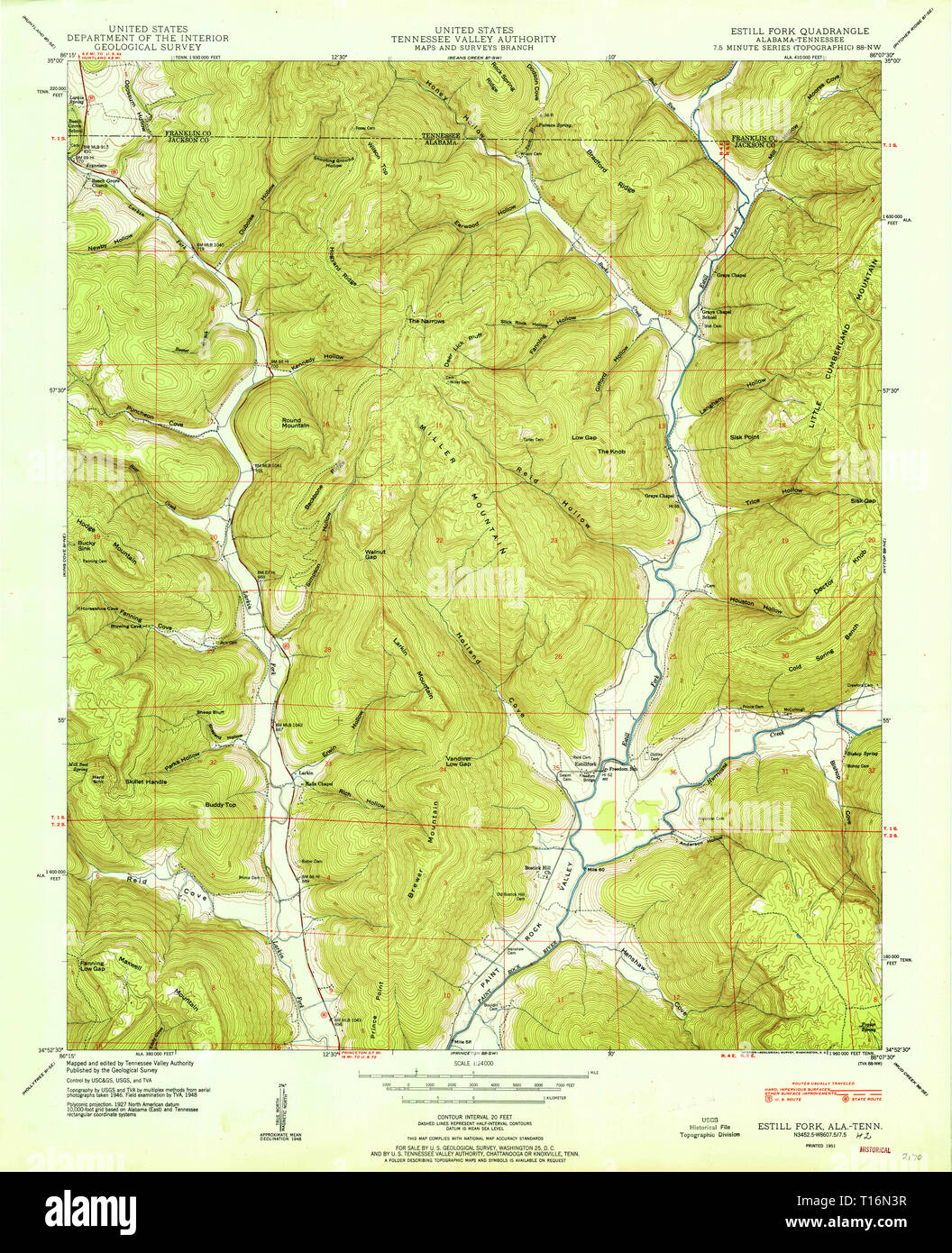 Map of estill hi-res stock photography and images - Alamy