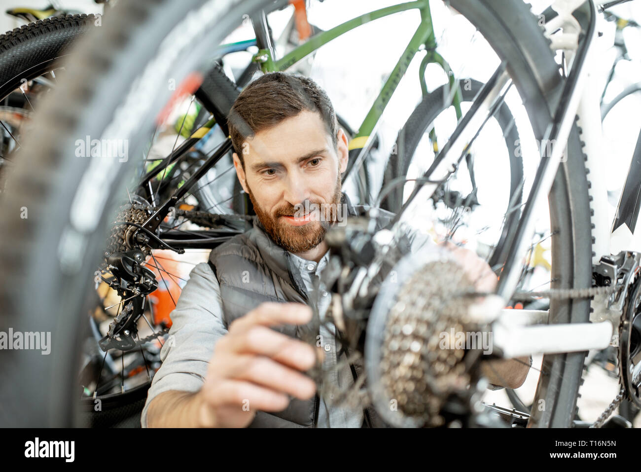Person selling cycle hi-res stock photography and images - Alamy