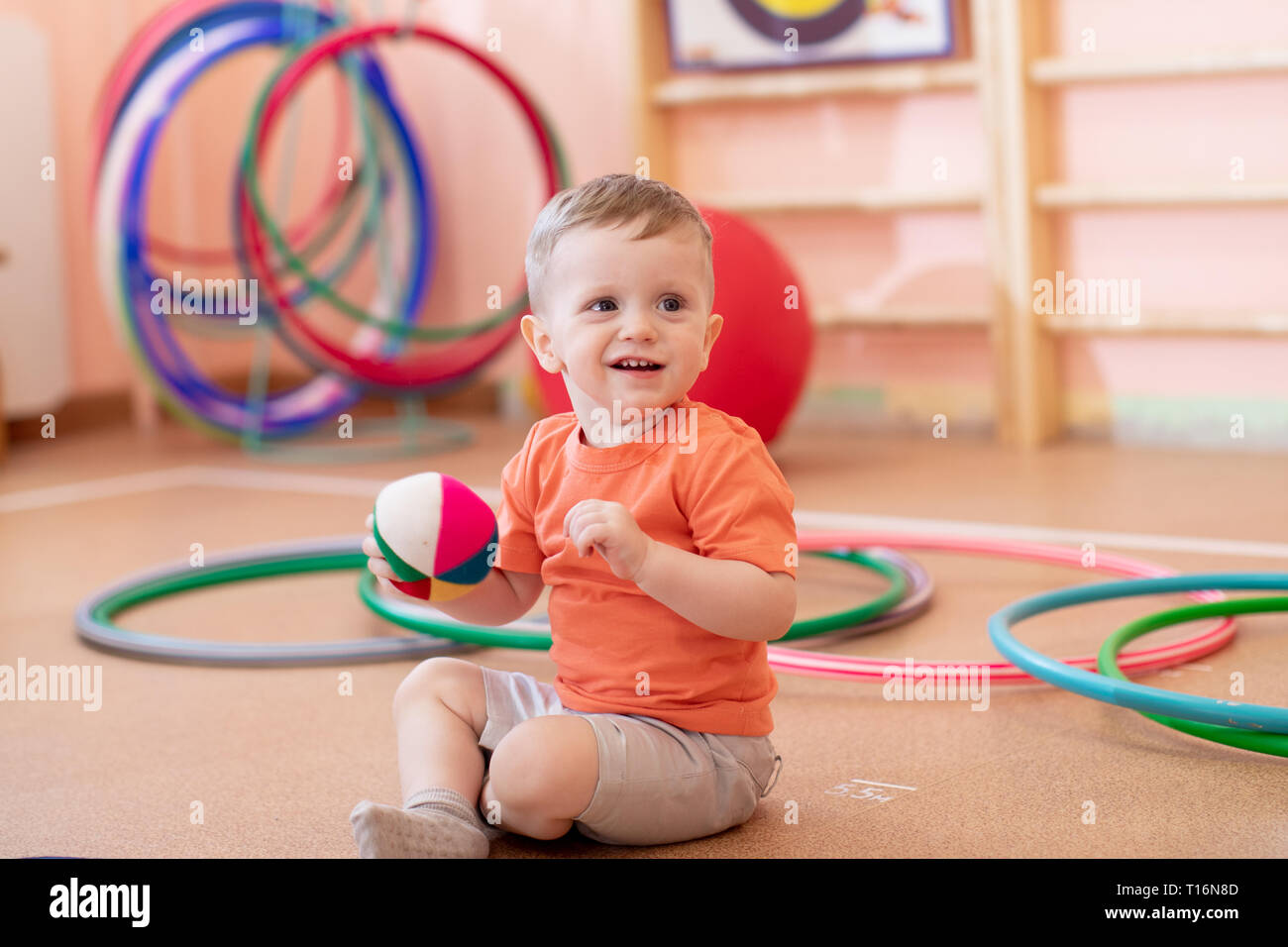 Child gym class rope hi-res stock photography and images - Alamy