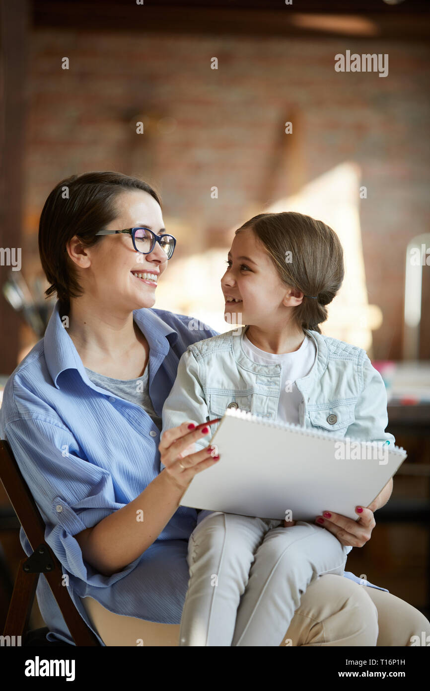 Portrait of Happy Mother Stock Photo - Alamy