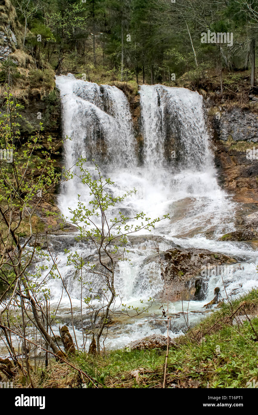 Double waterfall hi-res stock photography and images - Alamy