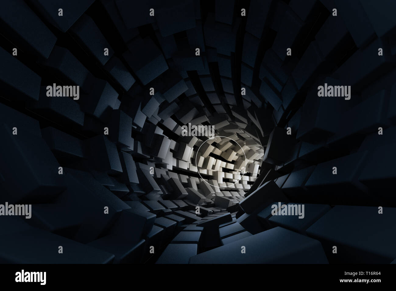 Computer digital drawing, dark background, dark science-fiction ...