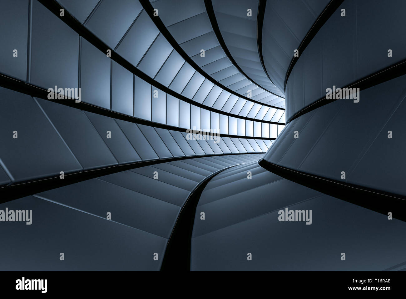 Computer digital drawing, dark background, dark science-fiction ...