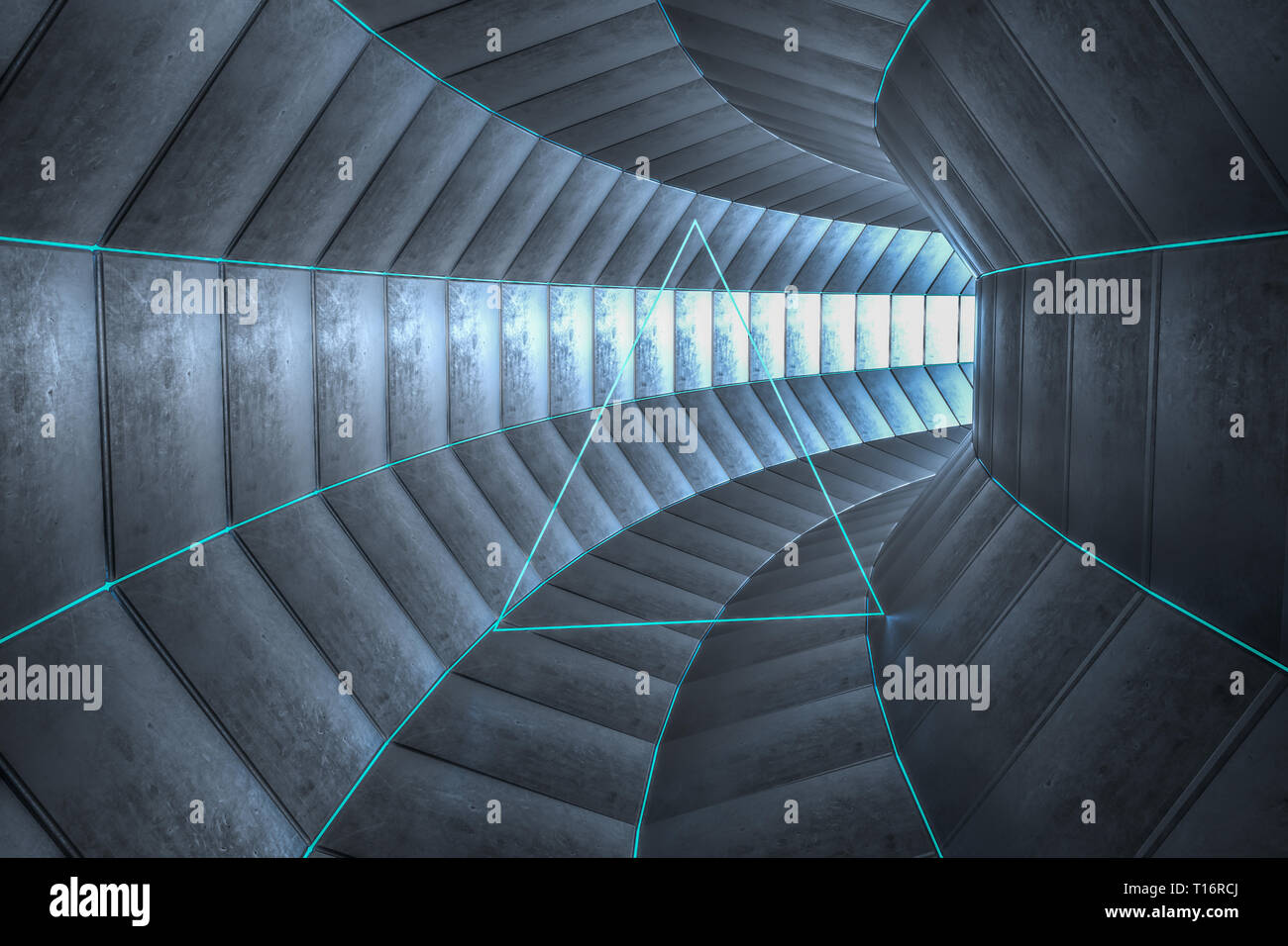 Computer digital drawing, dark background, dark science-fiction ...