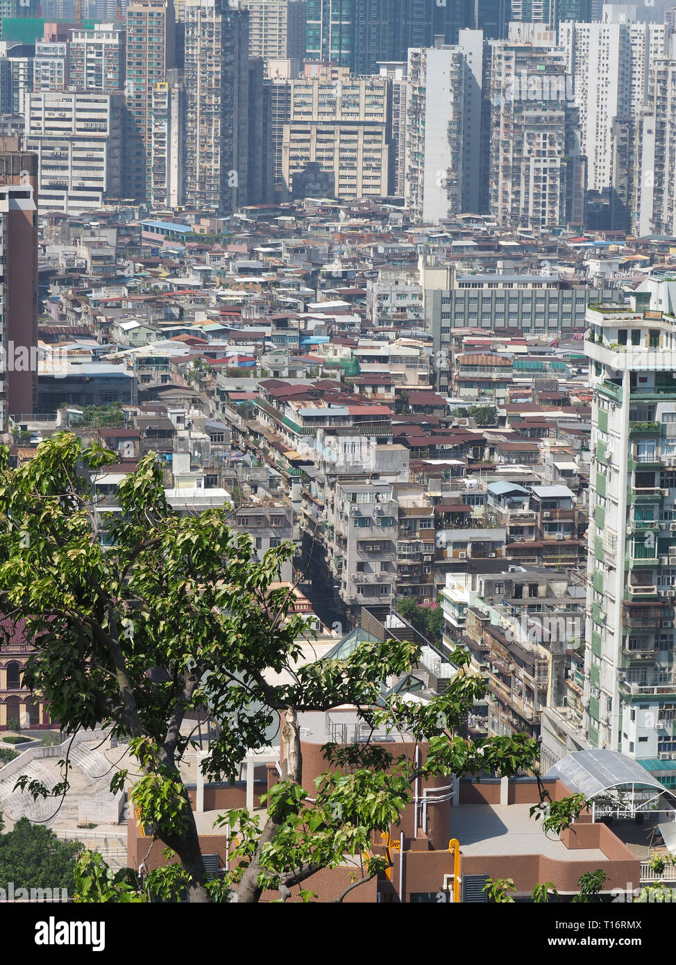 A sea of apartment buildings illustrate a good picture of the densely ...