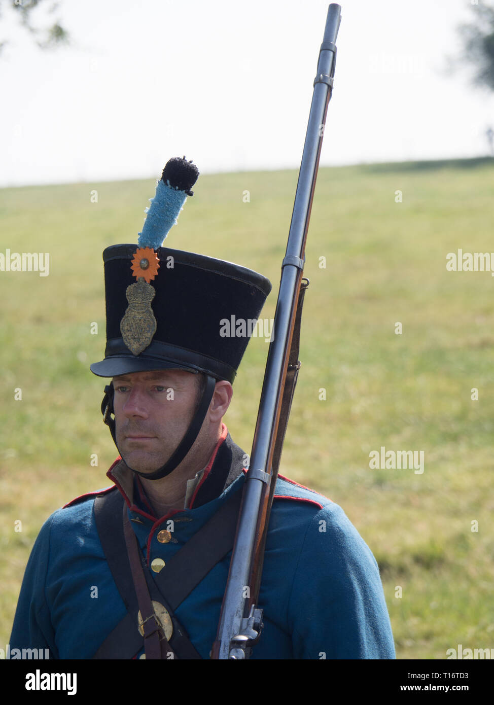 Horse Rifleman Of The Napoleonic War High Resolution Stock Photography ...