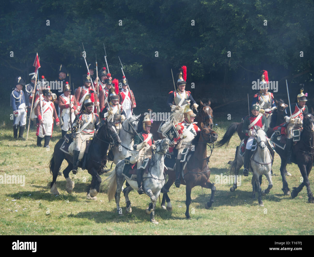 Napoleonic british cavalry charge hi-res stock photography and images ...