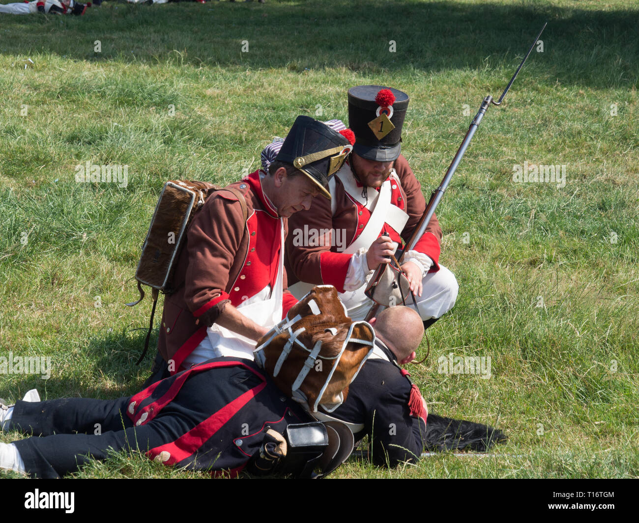 Prussian soldier waterloo hi-res stock photography and images - Alamy