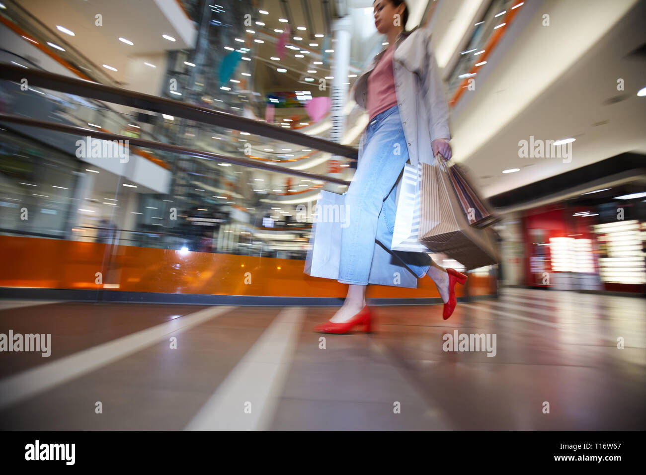 Lifestyle of shopaholic Stock Photo - Alamy