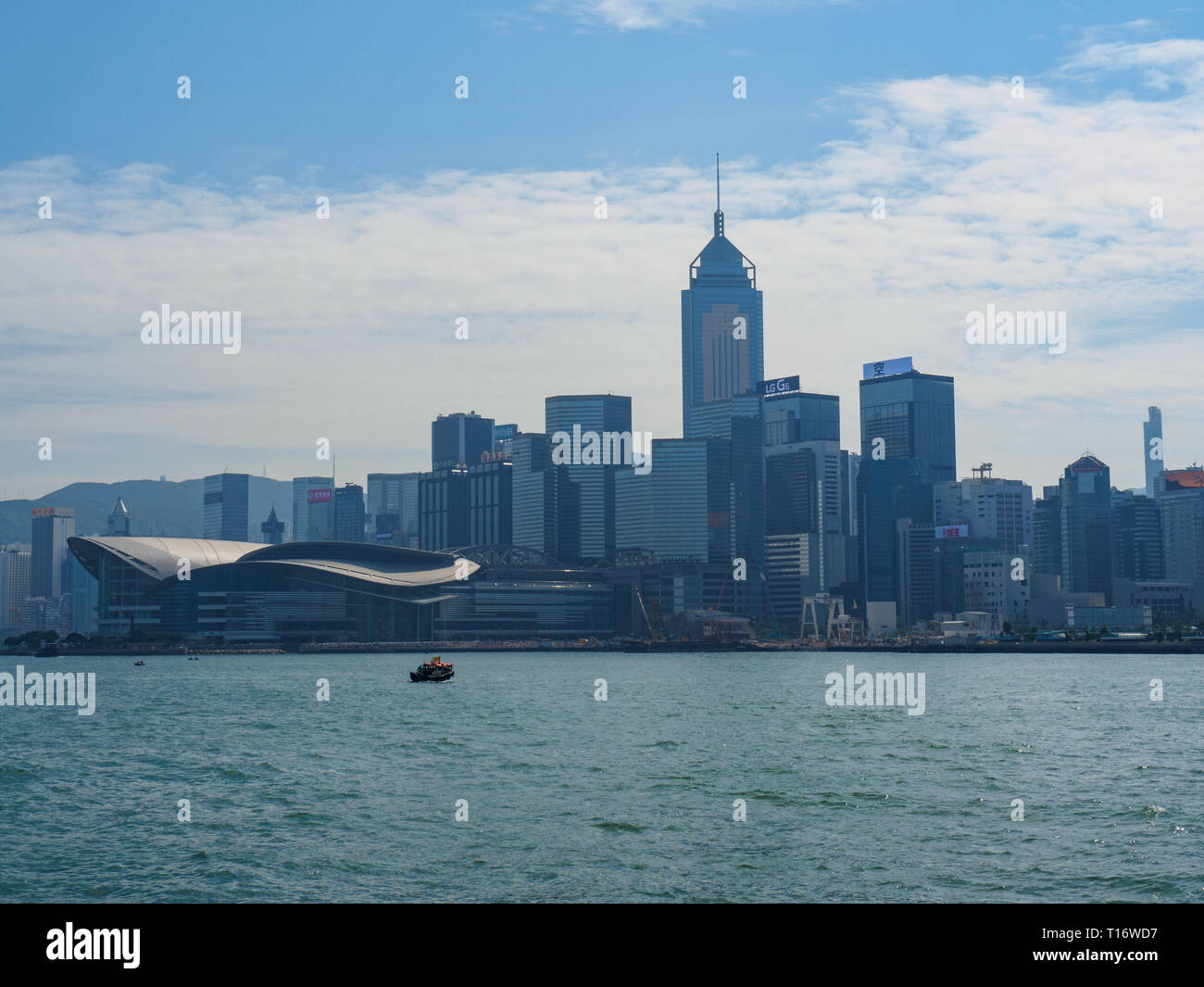 Harbor central plaza china hi-res stock photography and images - Alamy