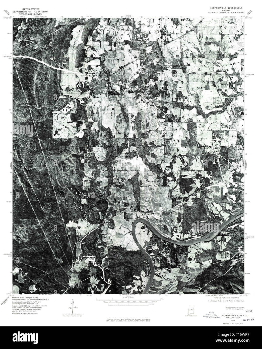 1975 united states map hi-res stock photography and images - Alamy