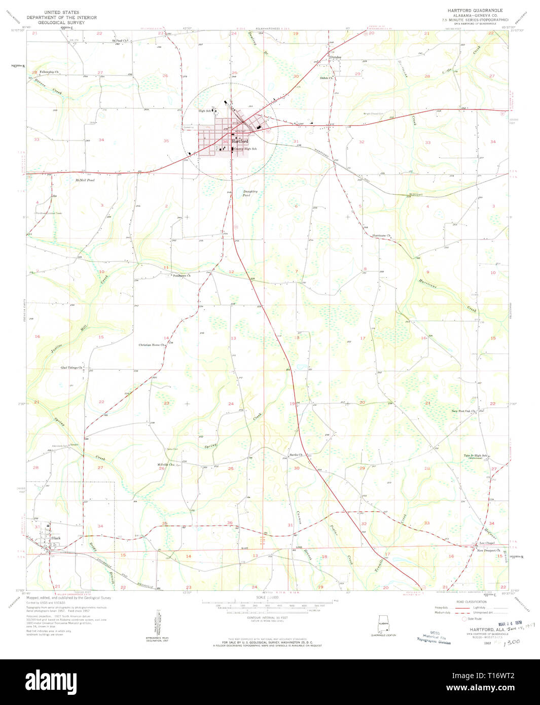 1957 map Cut Out Stock Images & Pictures - Alamy