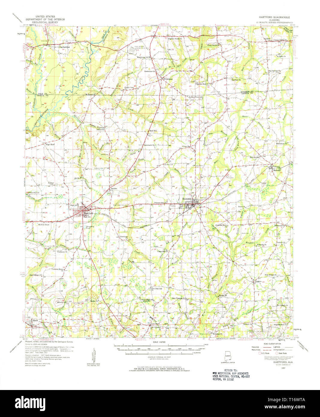 1957 map Cut Out Stock Images & Pictures - Alamy