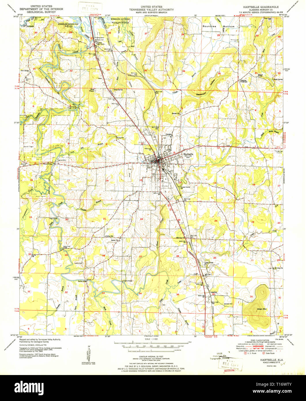 Hartselle map hi-res stock photography and images - Alamy