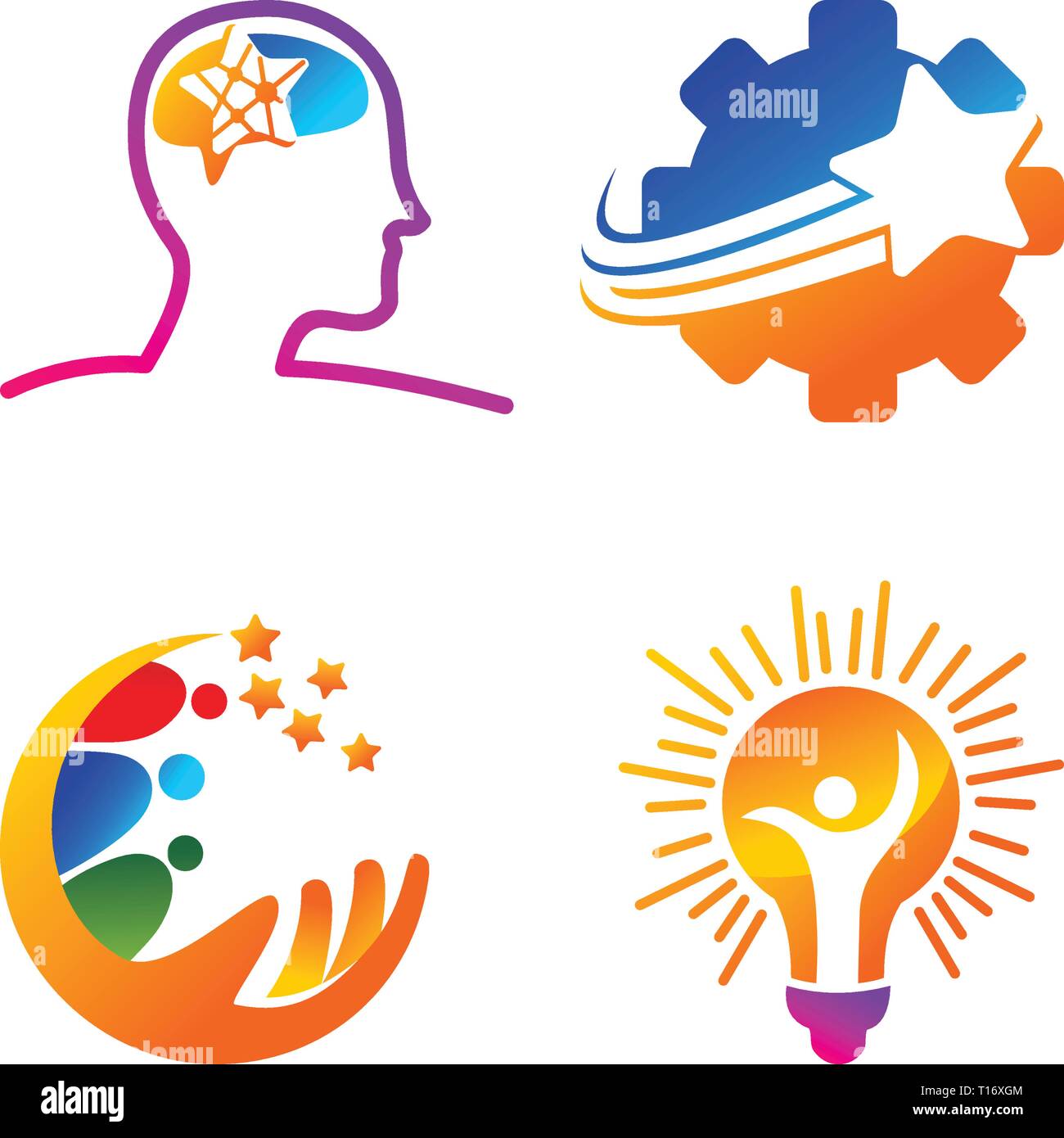 Success Star Logo Design Template Isolated Stock Vector Image & Art - Alamy