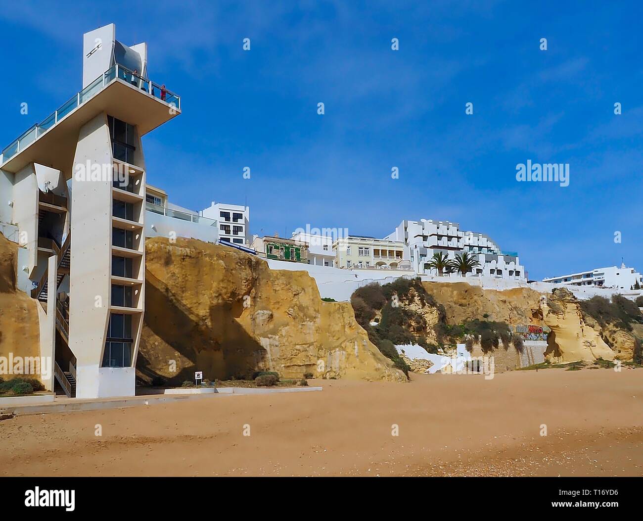 Beautiful Albufeira at the Algarve coast of Portugal Stock Photo - Alamy