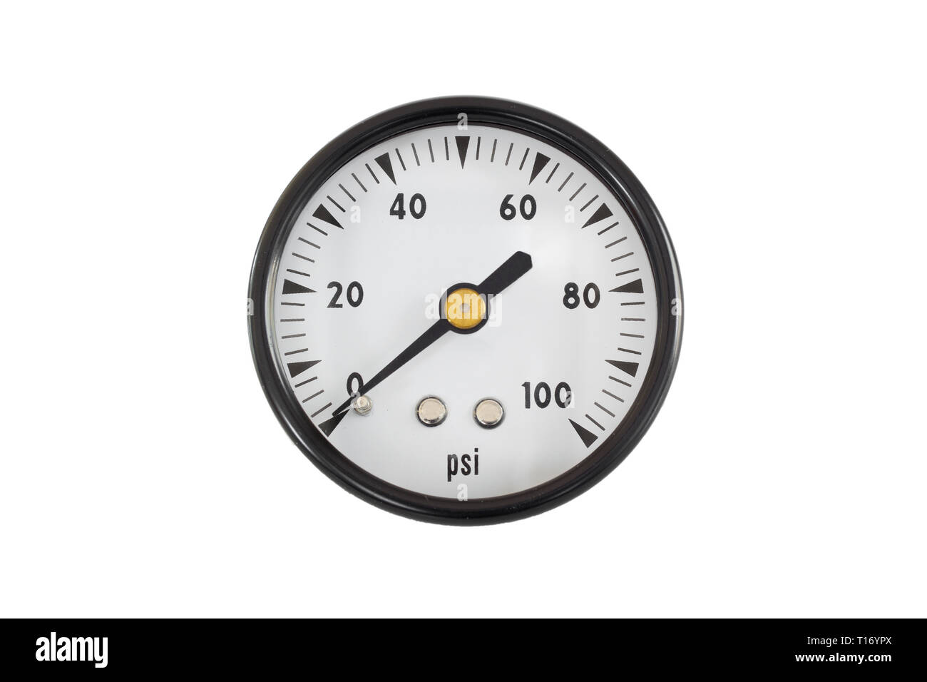 Pressure gauge indicator Cut Out Stock Images & Pictures - Alamy
