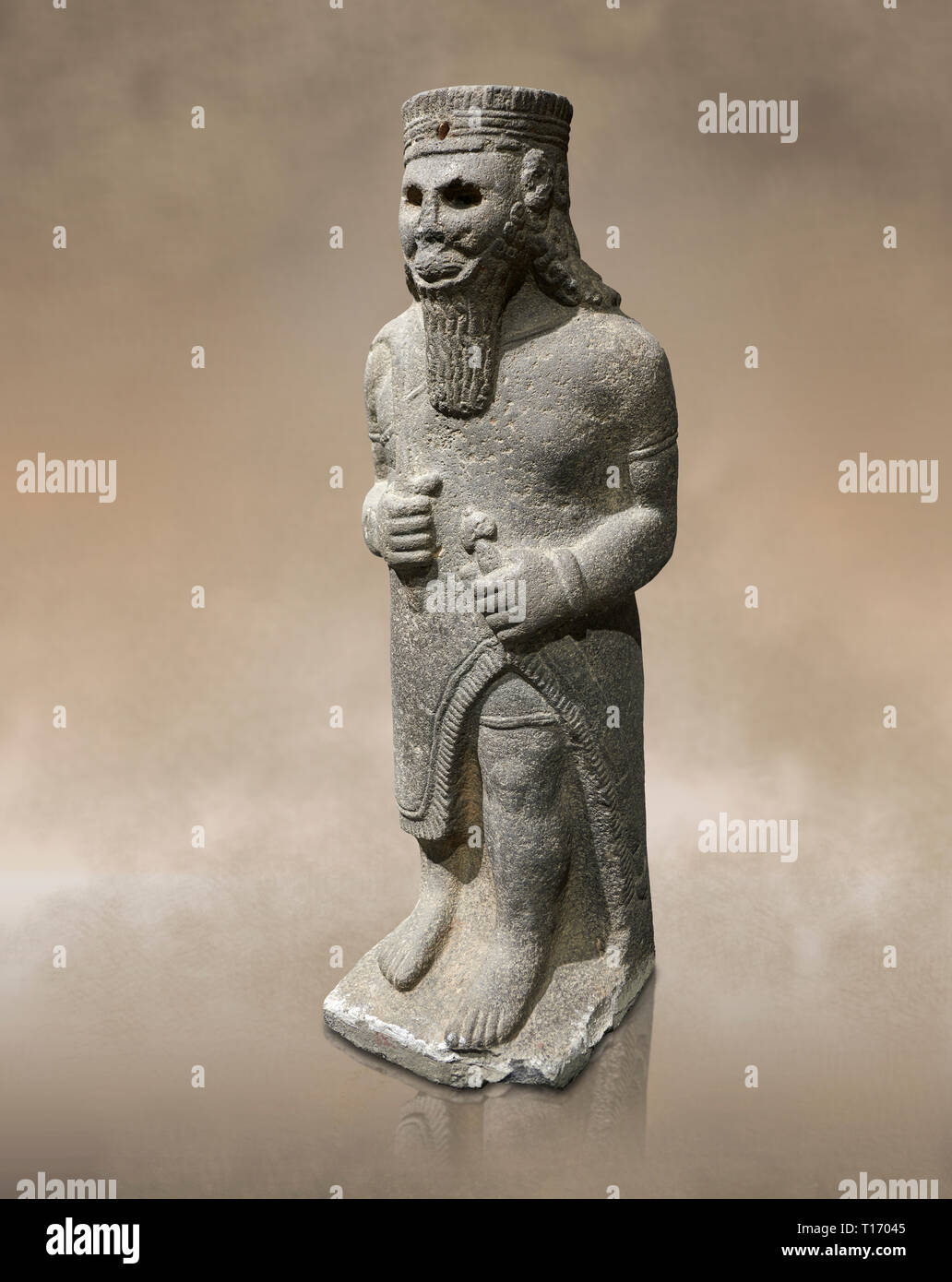 Hittite baslat sculptute of a male, late Hittite Period - 900-700 BC ...