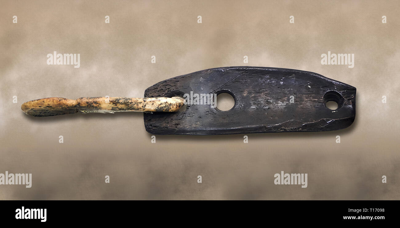 Collection of neolithic artefacts hi-res stock photography and images ...