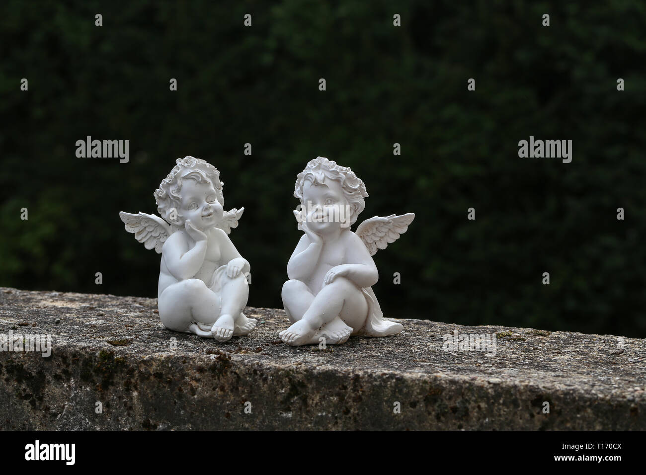 Holy family with two angels hi-res stock photography and images - Alamy