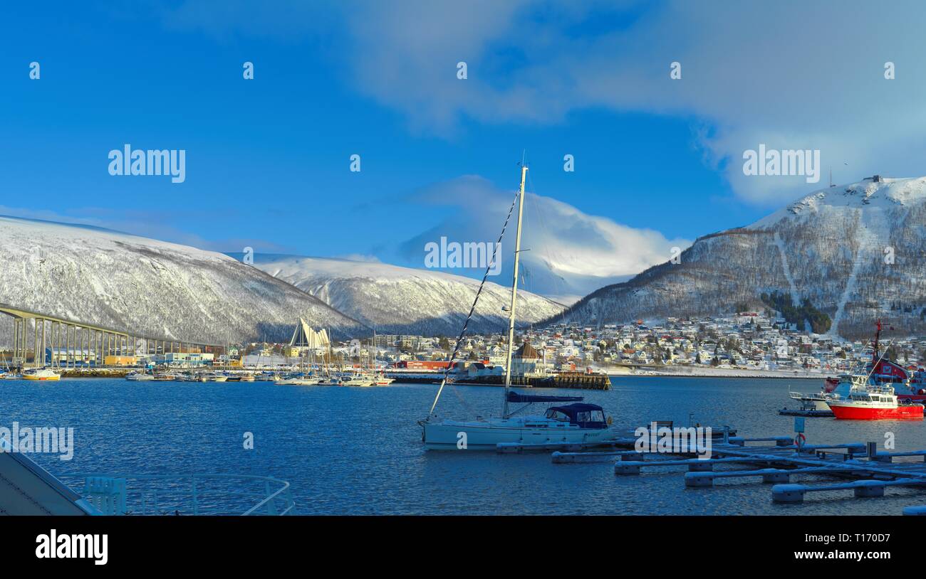 Tromso Norway Harbor Stock Photo - Alamy