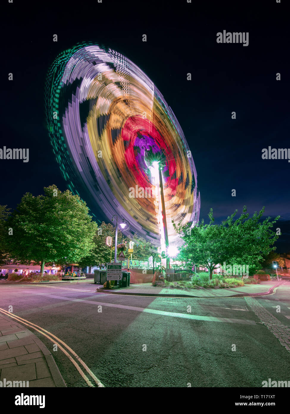 Fairground ride big wheel hi-res stock photography and images - Alamy