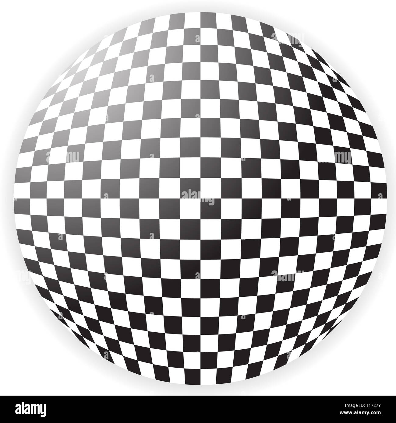 Black and white checkered badge hi-res stock photography and images - Alamy