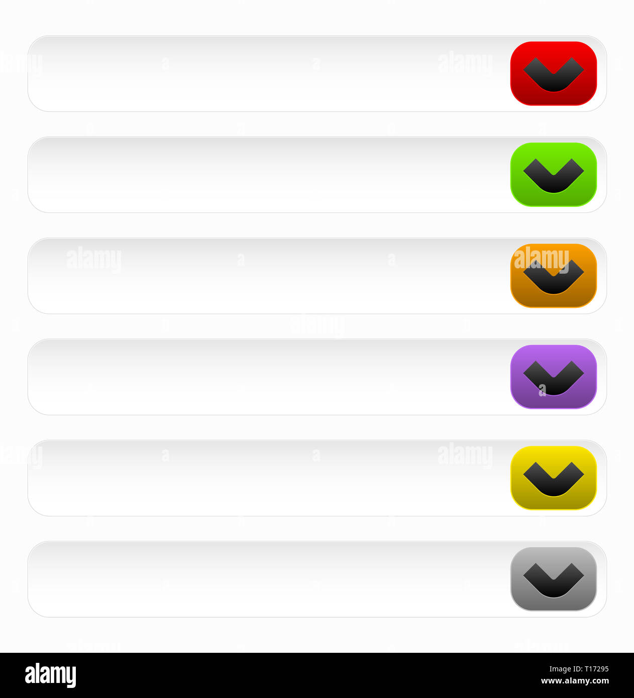 Dropdown arrow hi-res stock photography and images - Alamy