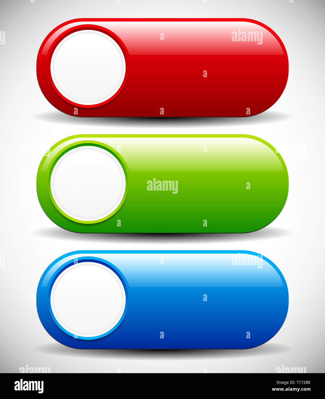GUI-like buttons, Easy to edit Stock Photo - Alamy