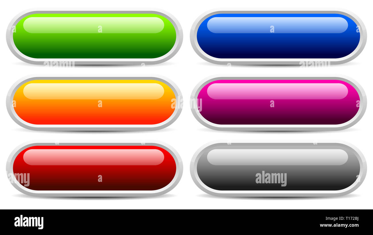 Set rectangular web banners space hi-res stock photography and images ...