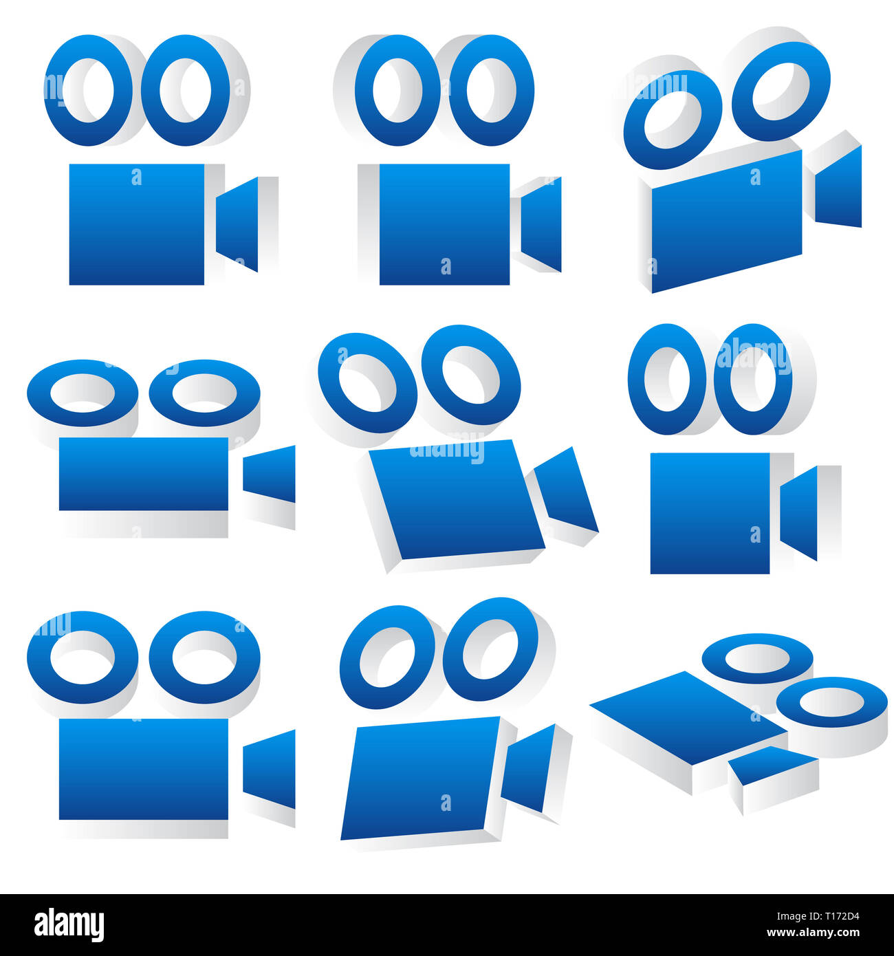 Cine cam Cut Out Stock Images & Pictures - Alamy