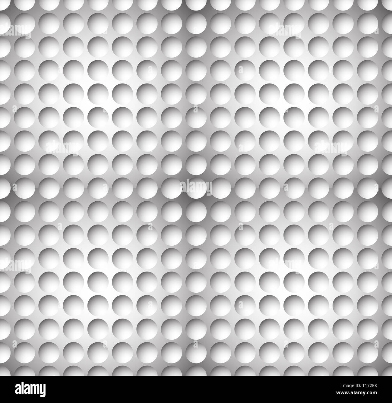 Grayscale circle pattern with seamlessly repeatable geometry. Editable ...