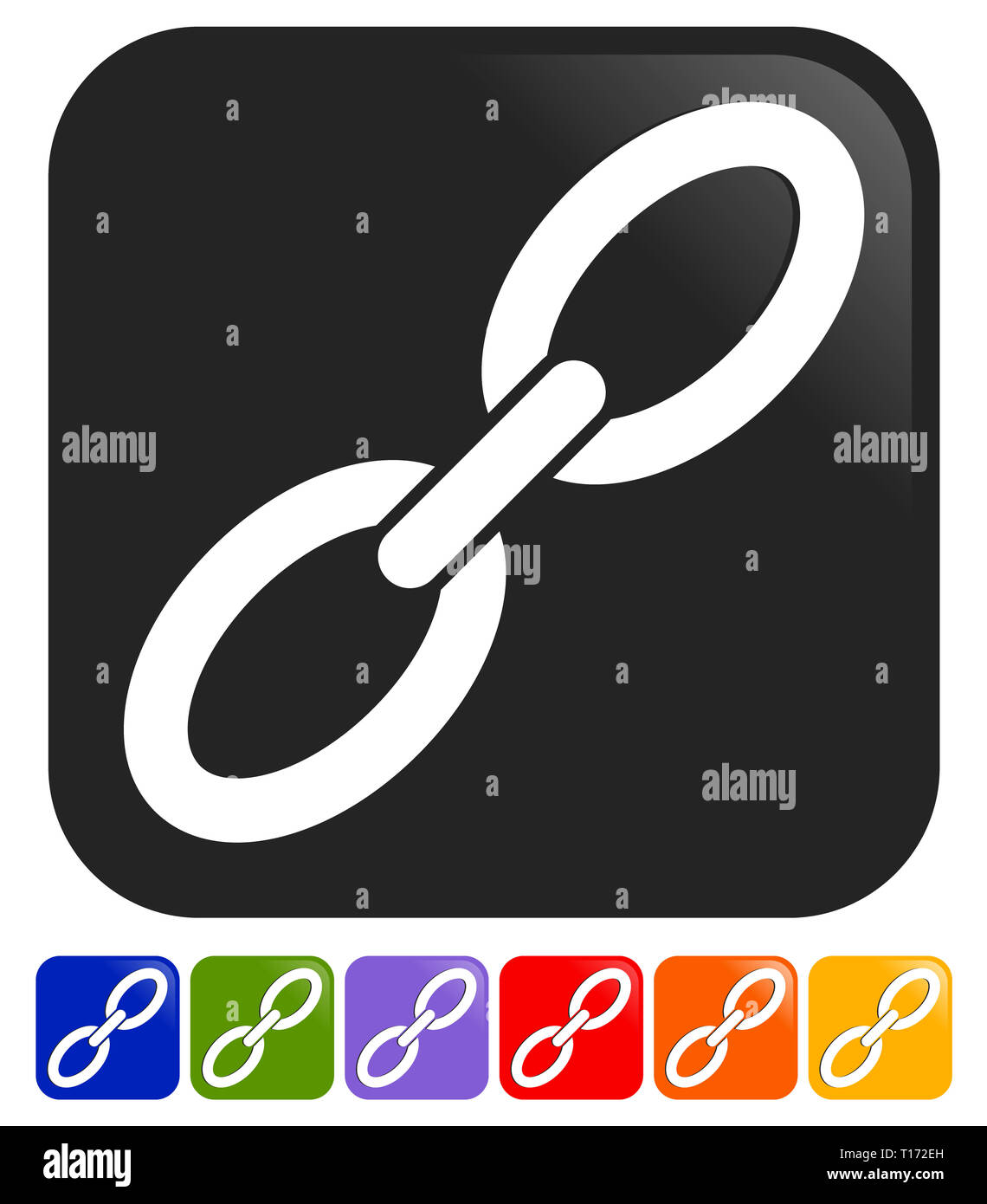 Blacksmith icon set color Cut Out Stock Images & Pictures - Alamy