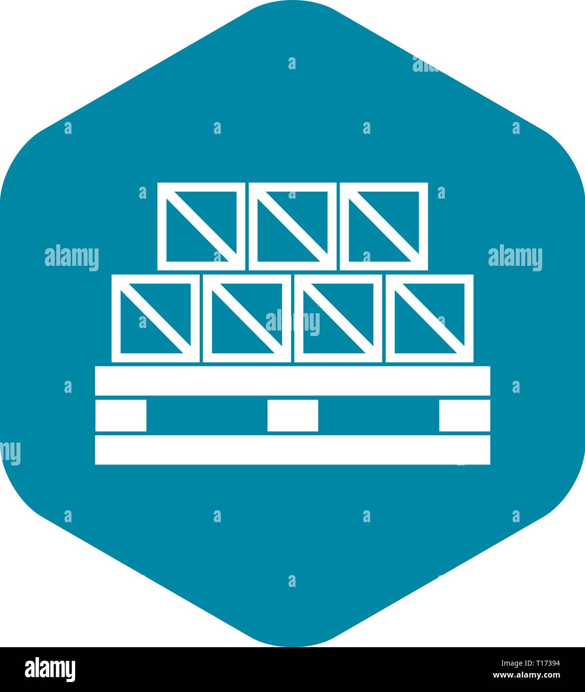 Boxes goods icon, simple style Stock Vector Image & Art - Alamy