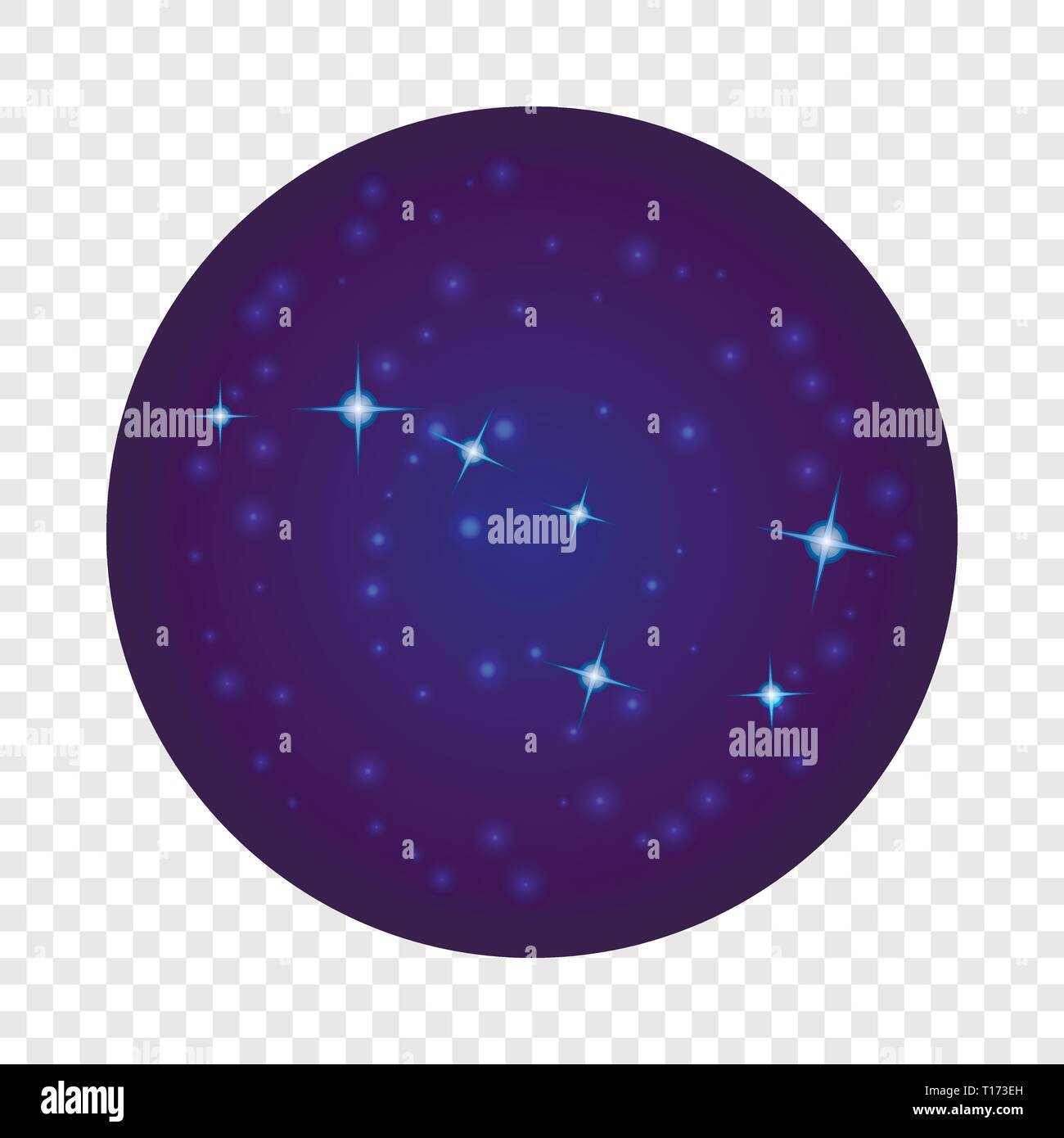 Night sky with stars icon, cartoon style Stock Vector Image & Art - Alamy