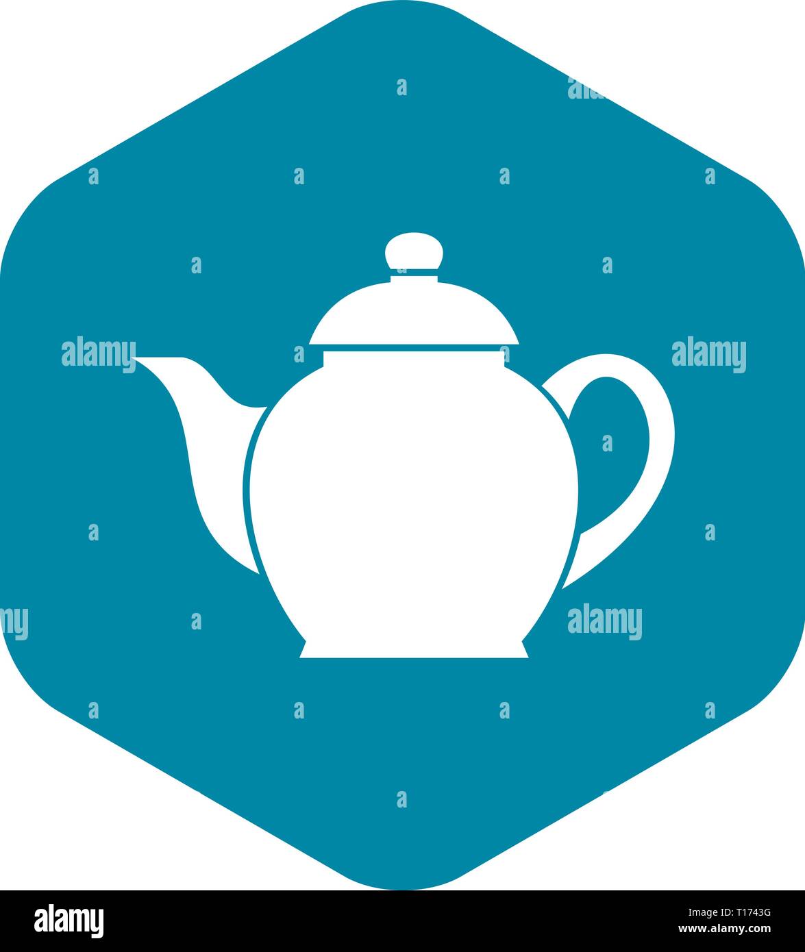 Teapot icon, simple style Stock Vector Image & Art - Alamy